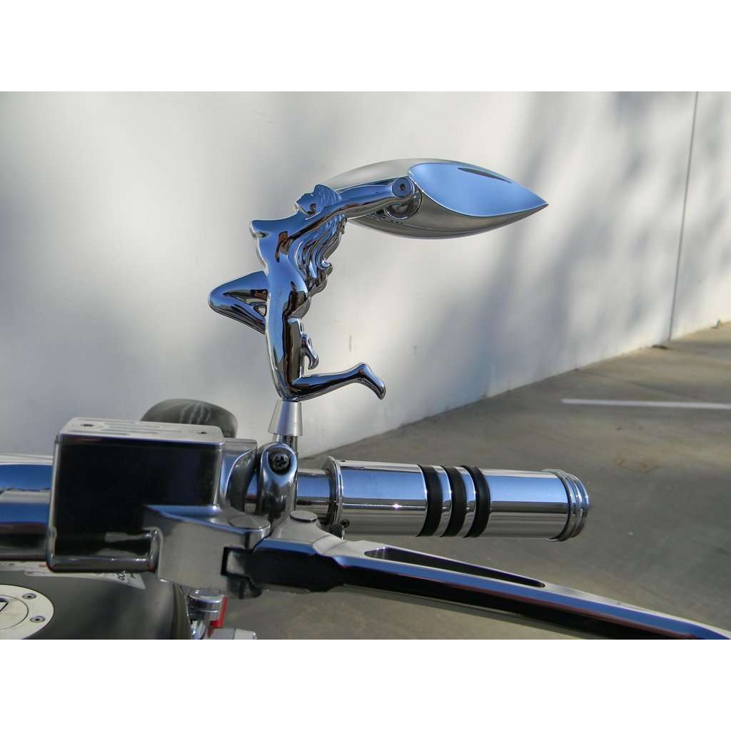 Lady Luck Chopper Motorcycle Chrome Mirrors-pair 6690 S/D – Moto ...